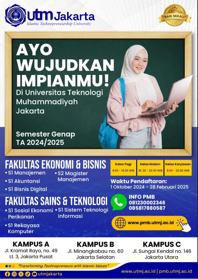 Universitas Teknologi Muhammadiyah Jakarta | Islamic Technopreneurship ...